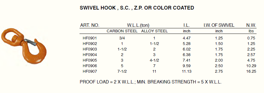 Swivel Hook,swivel hoist hook, hoist hook,hook,rigging hardware ...